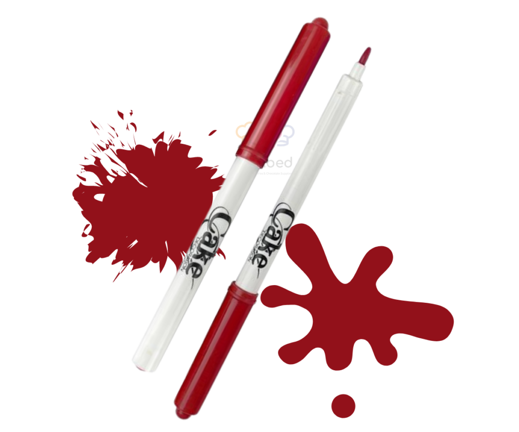 قلم كتابة غذائي – لون احمر – Alabed Trade